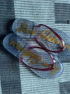 Sam Edelman | Shoes | Sam Edelman Pink Jelly Flip Flop | Poshmark